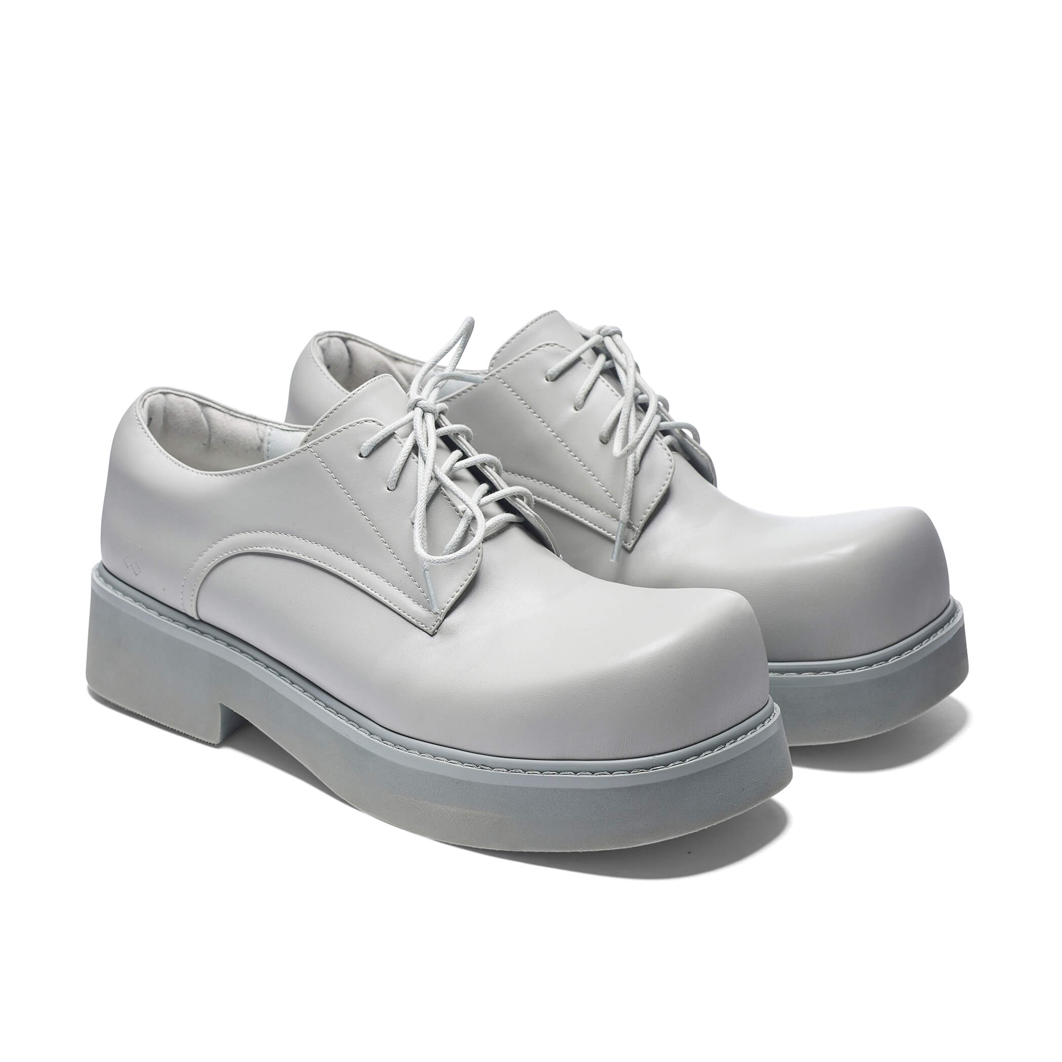 400% Oversized Derby Shoes - Grey – KOI footwear