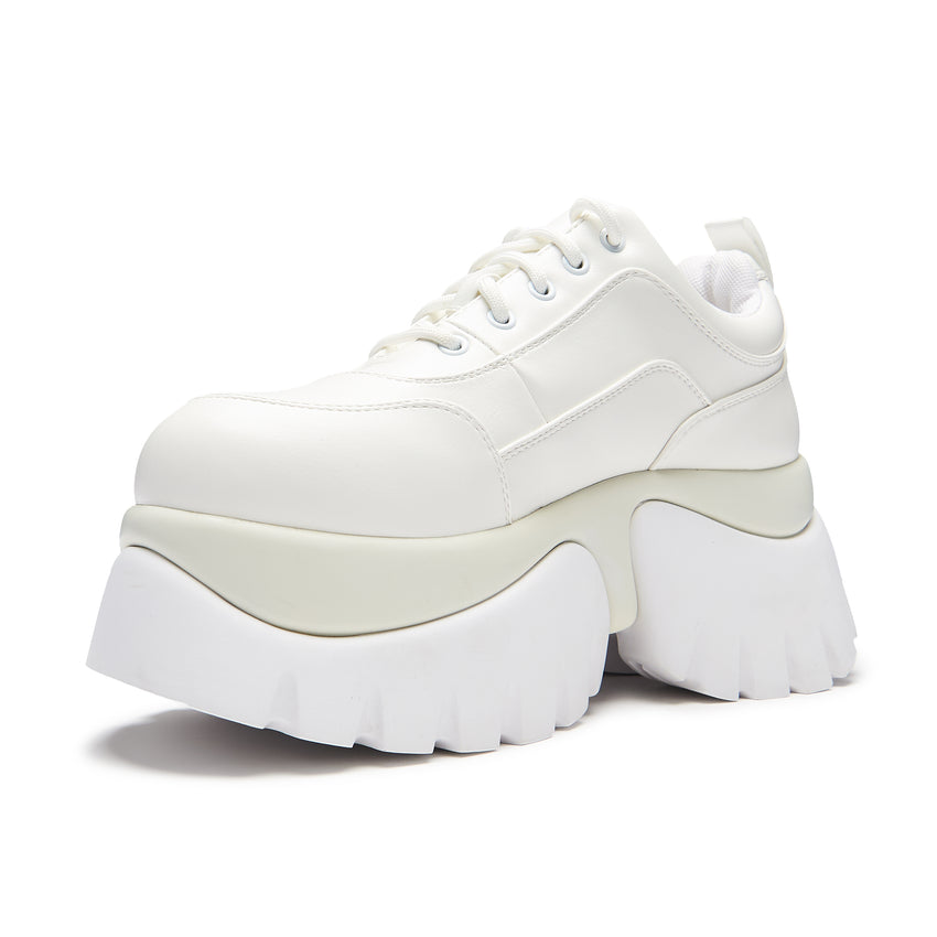 Chronicles Monster Platform Trainers - White – KOI footwear