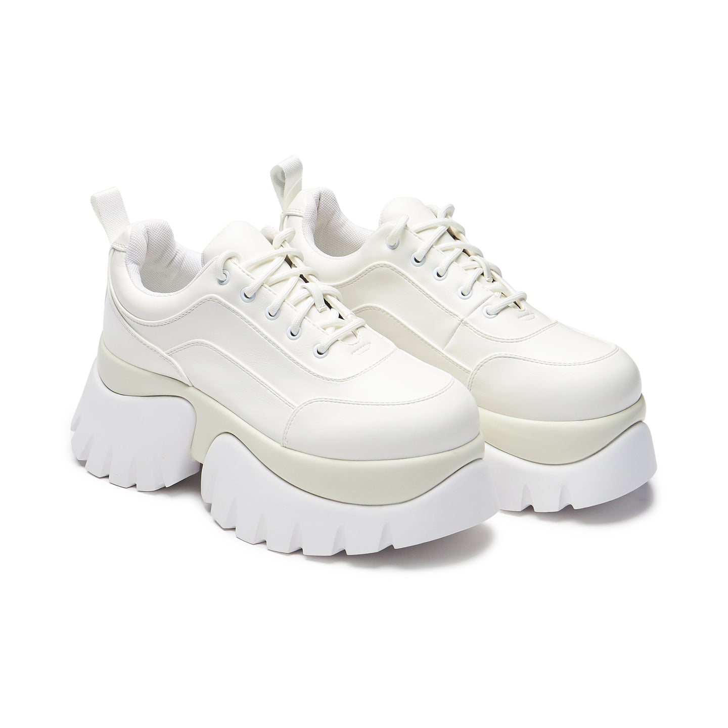 Chronicles Monster Platform Trainers - White – KOI footwear