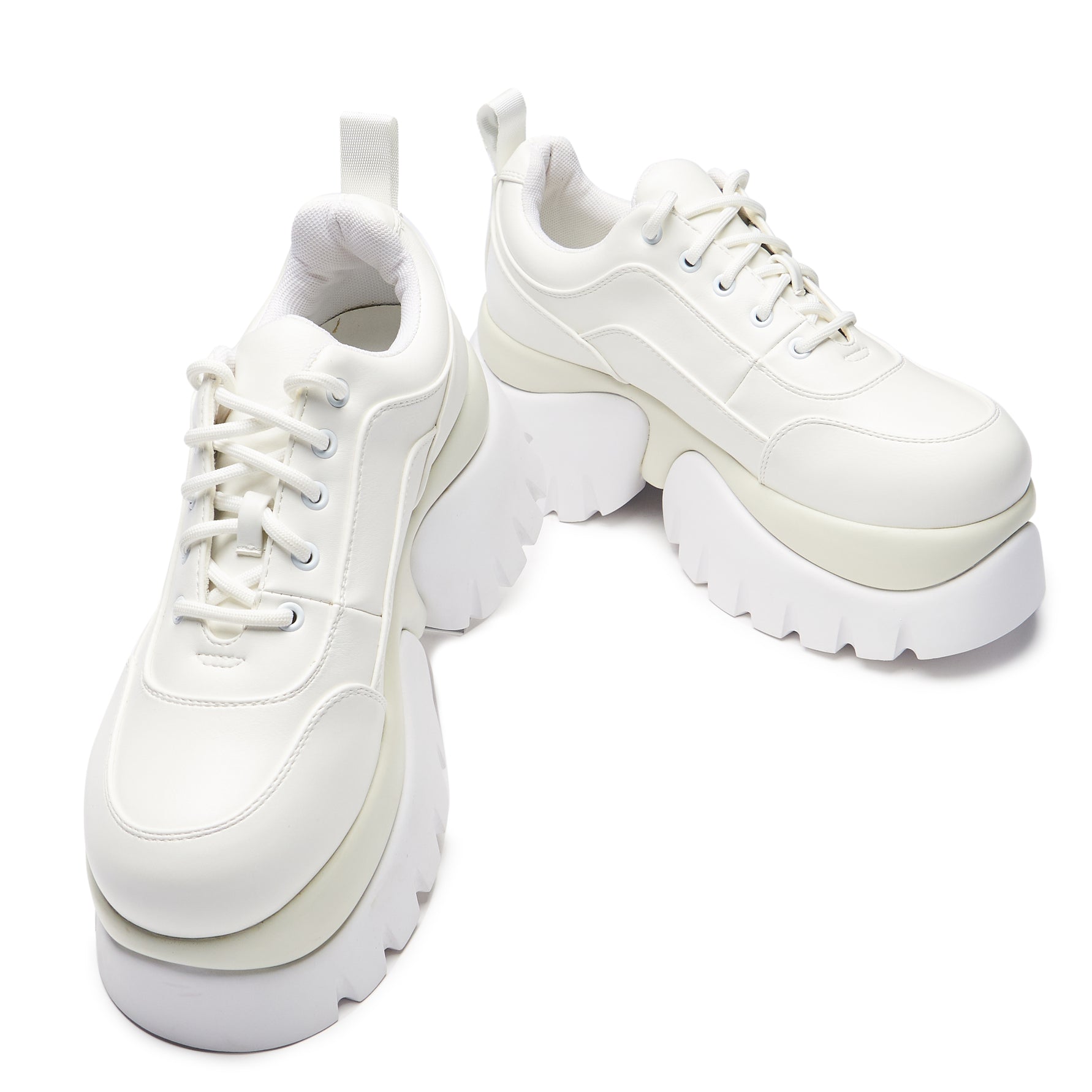 Chronicles Monster Platform Trainers - White – KOI footwear