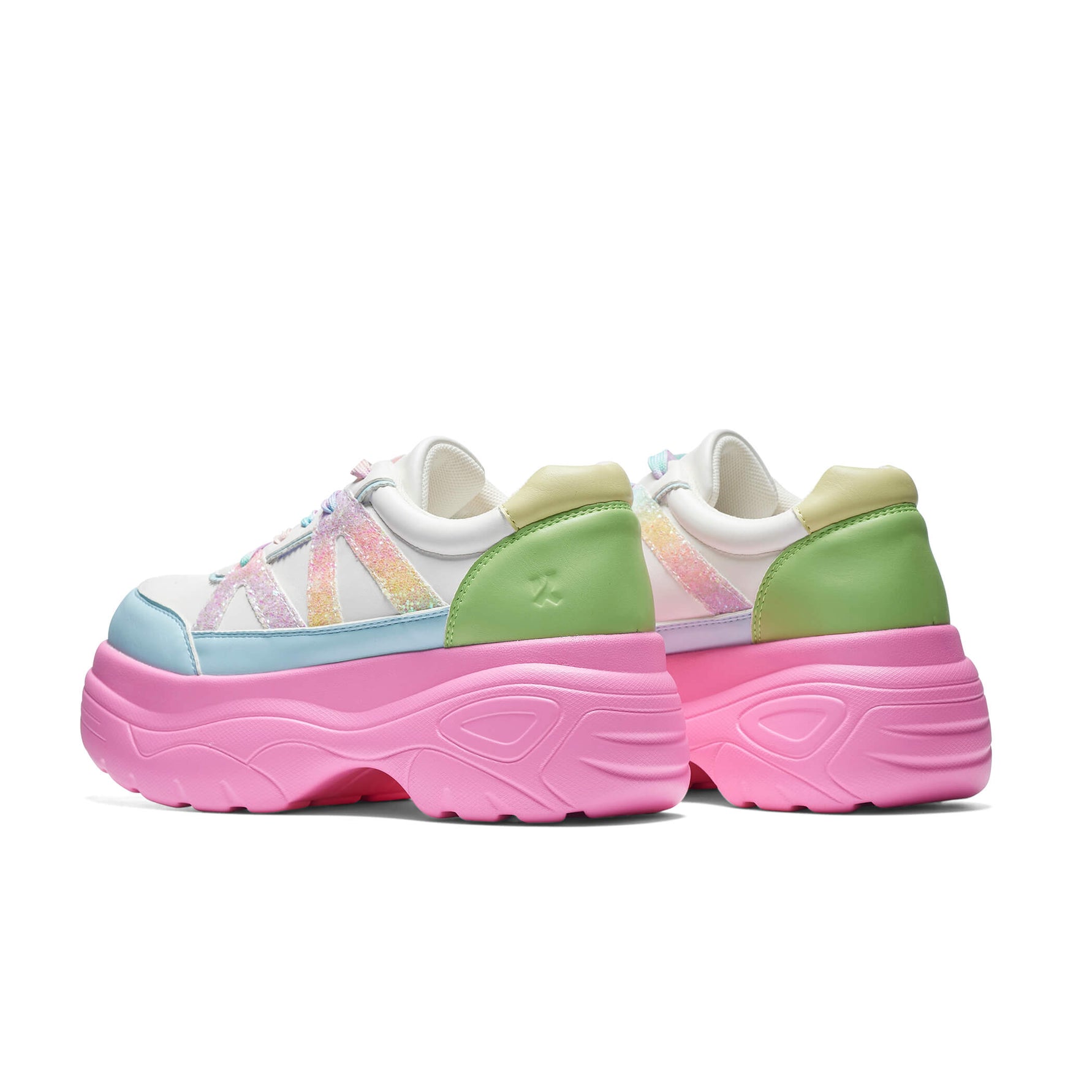 Gummy Glow Worm Chunky Trainers - Multi – KOI footwear