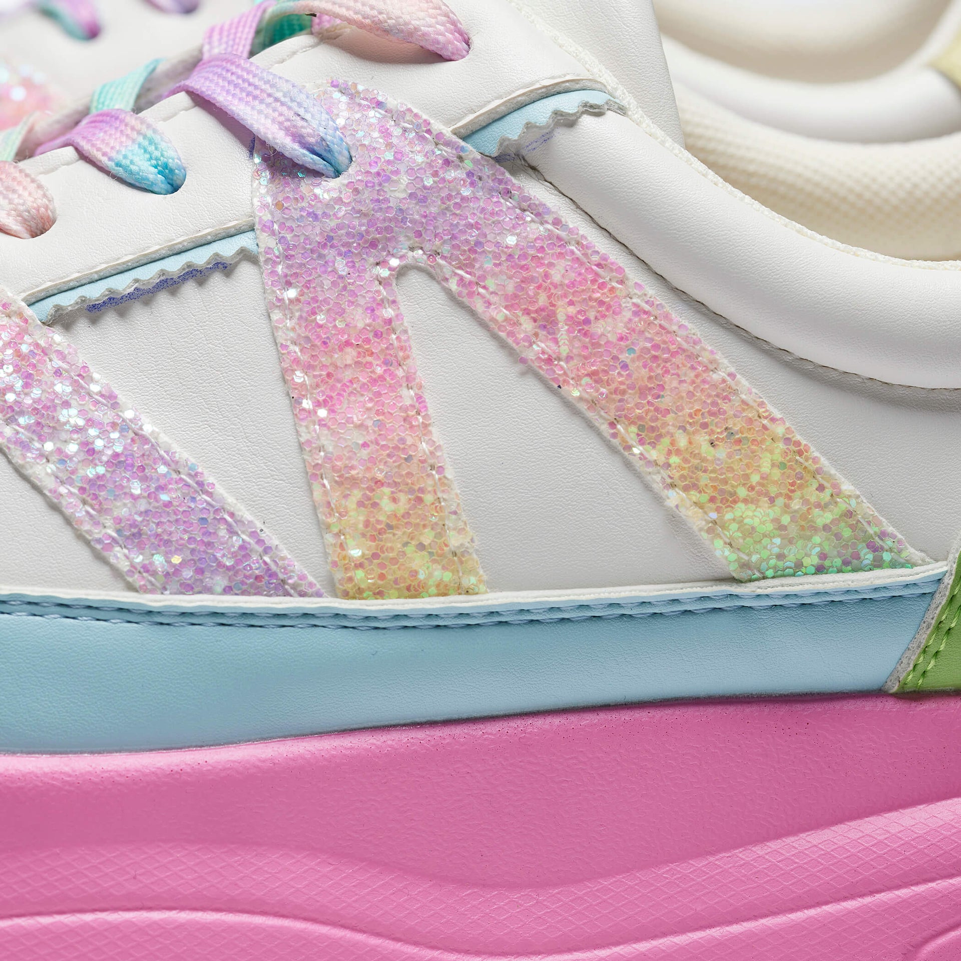 Gummy Glow Worm Chunky Trainers - Multi – KOI footwear