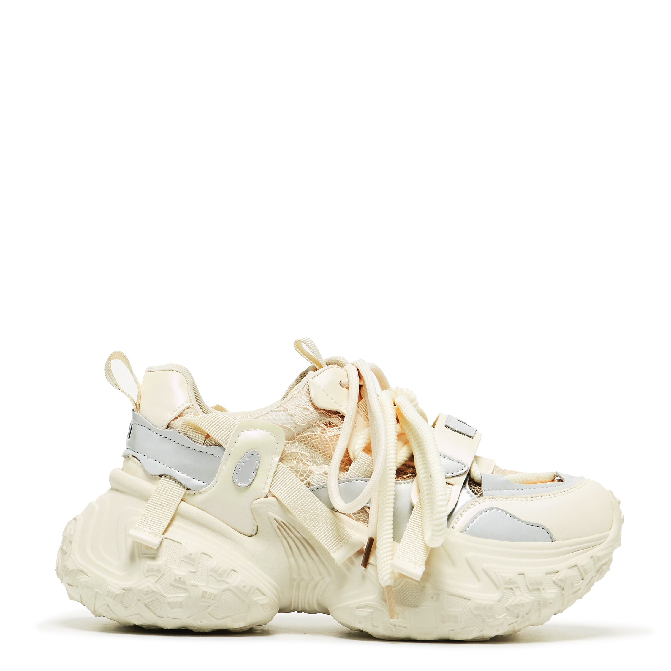 Frozen Shores Mega Chunky Trainers - Vanilla – KOI footwear