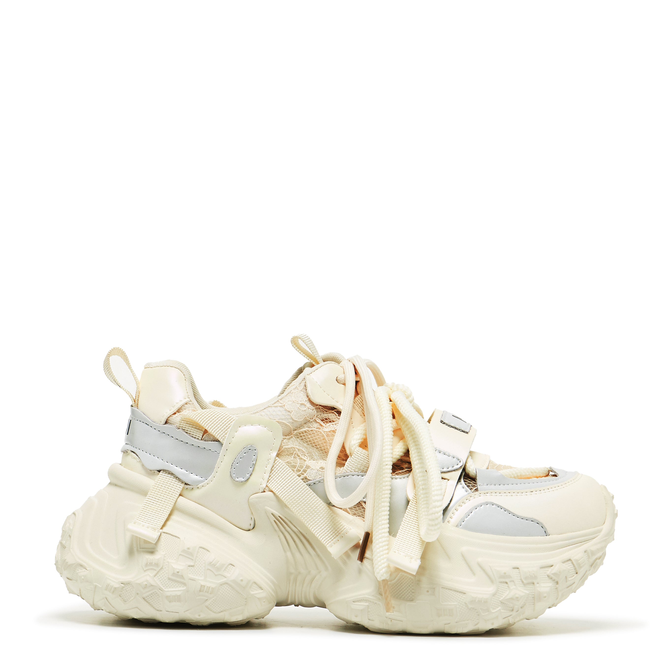 Frozen Shores Mega Chunky Trainers - Vanilla – KOI footwear