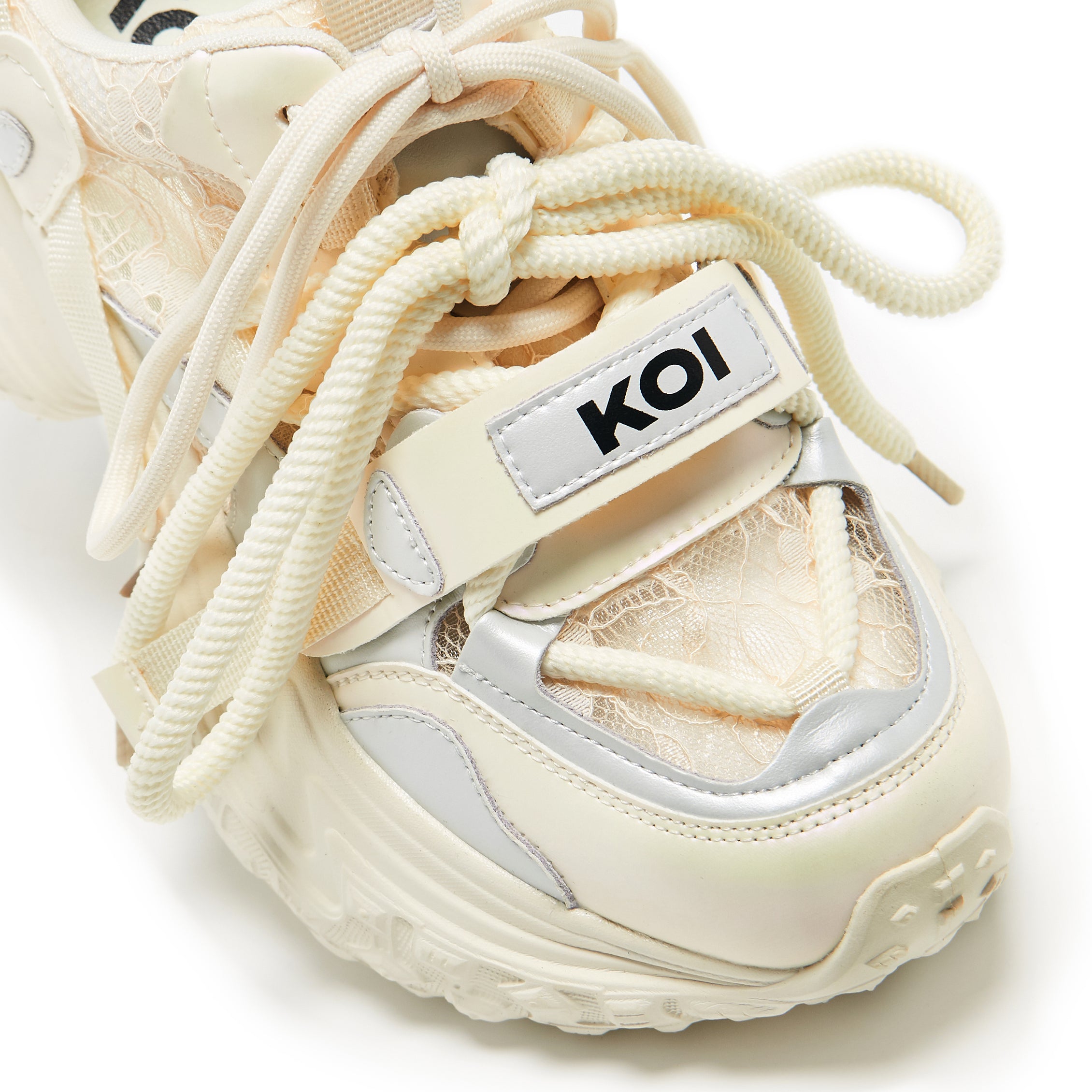 Frozen Shores Mega Chunky Trainers - Vanilla – KOI footwear
