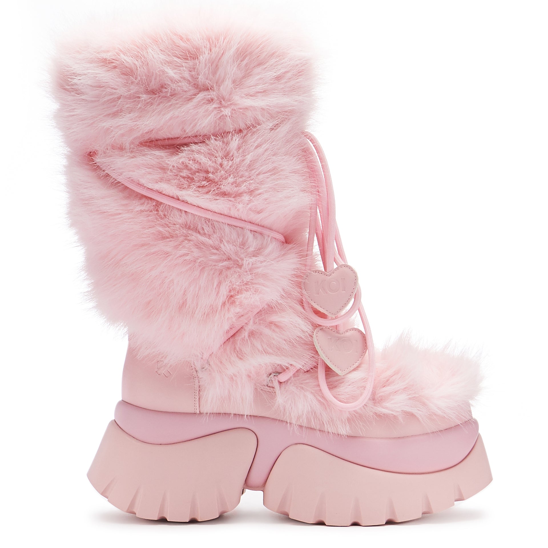 Kawaii Sasquatch Fluffy Snow Boots - Pink – KOI footwear