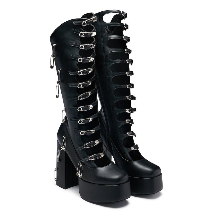 Women's Long Platform Boots - Buy Long Chunky Boots at Koi – KOI footwear