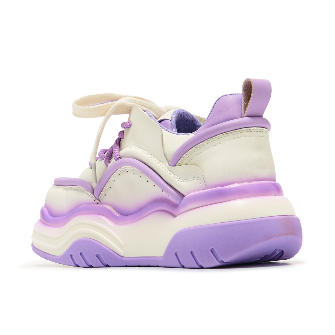 Neon Reef Platform Trainers - Violet – KOI footwear