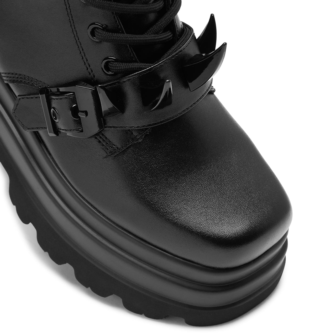 Santoku Trident Spike Platform Boots - Black – KOI footwear