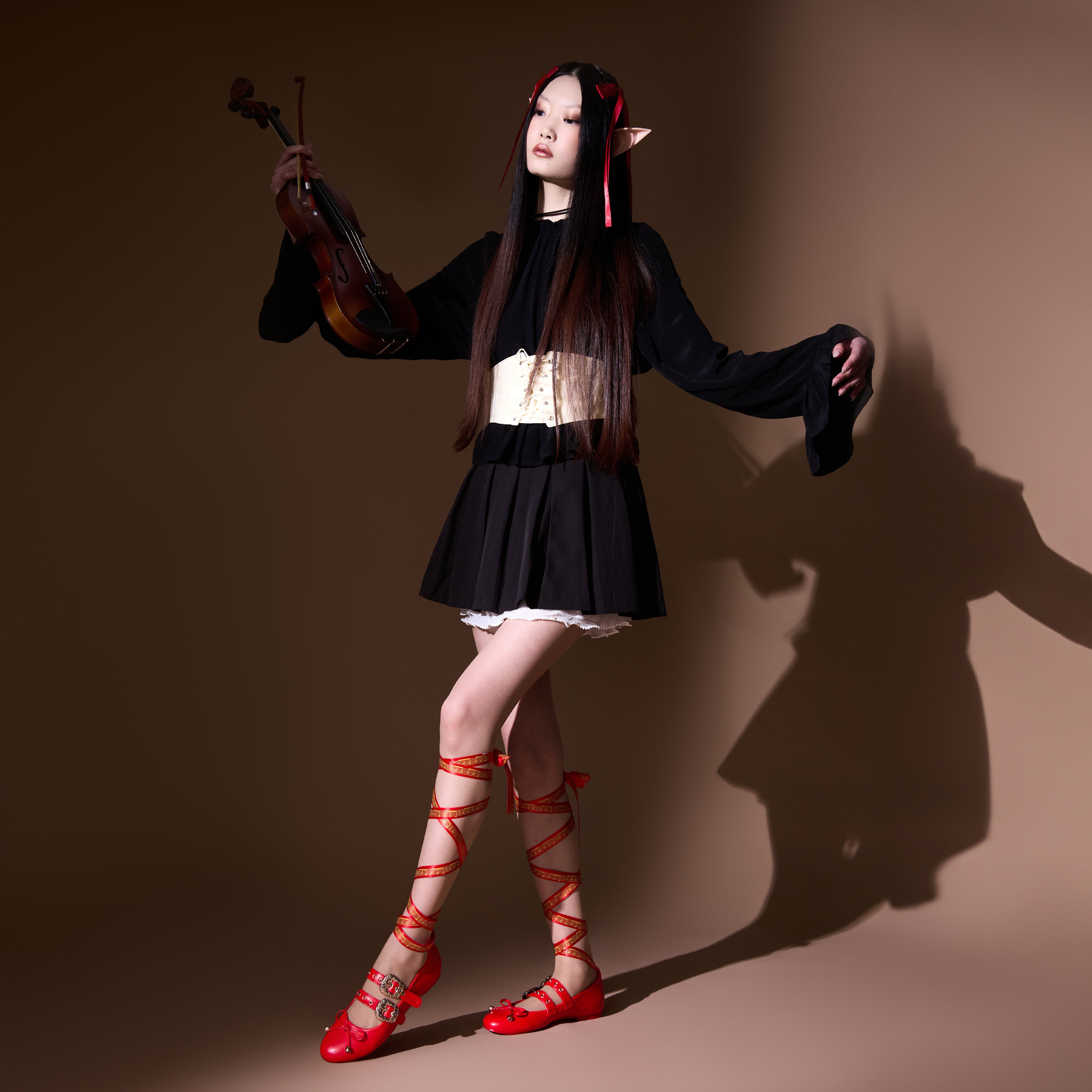 Song Of Rest Bard Flats - Red – KOI footwear