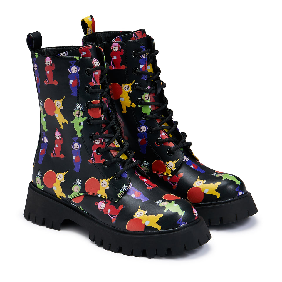 Teletubbies Superdrome Military Boots – KOI footwear