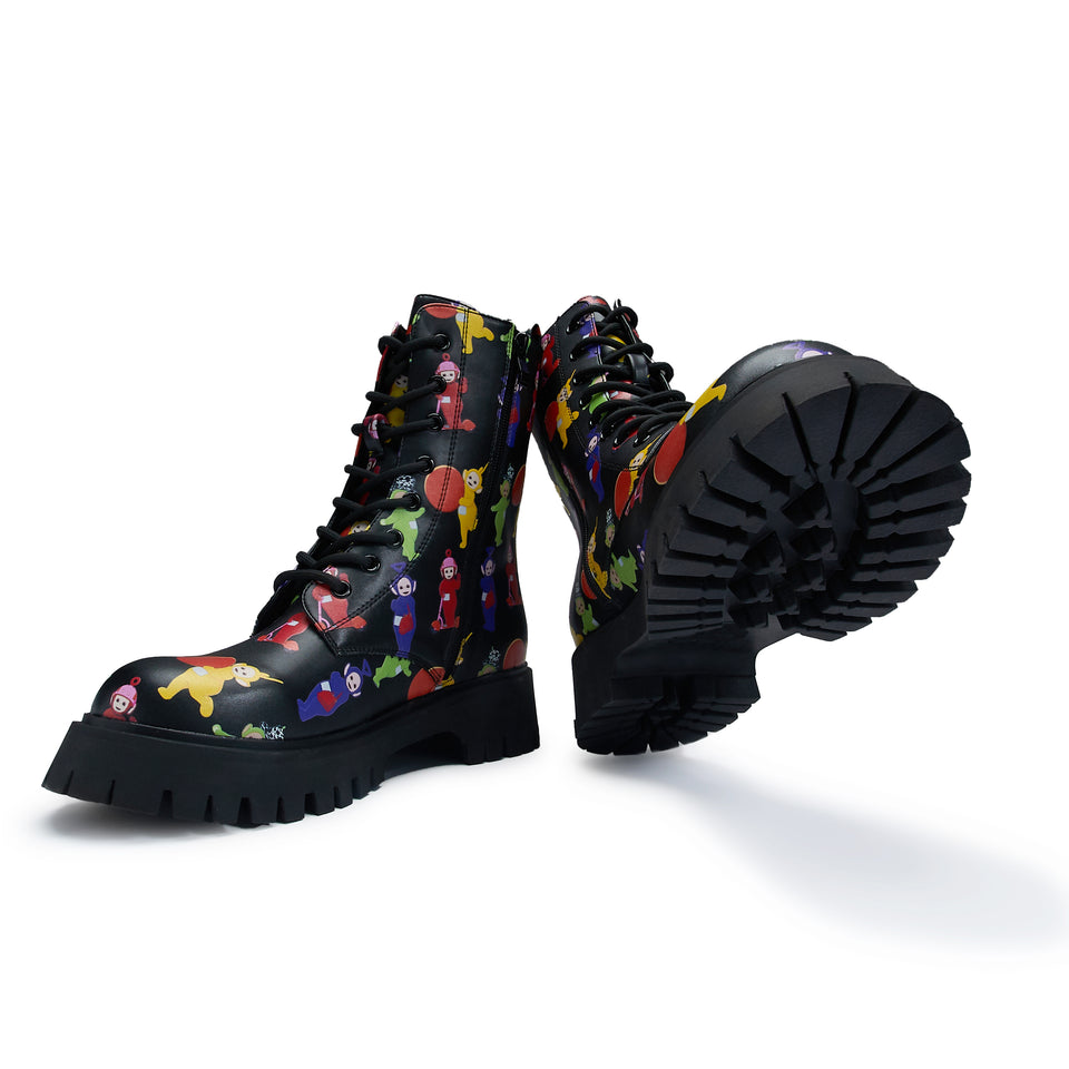 Teletubbies Superdrome Military Boots – KOI footwear