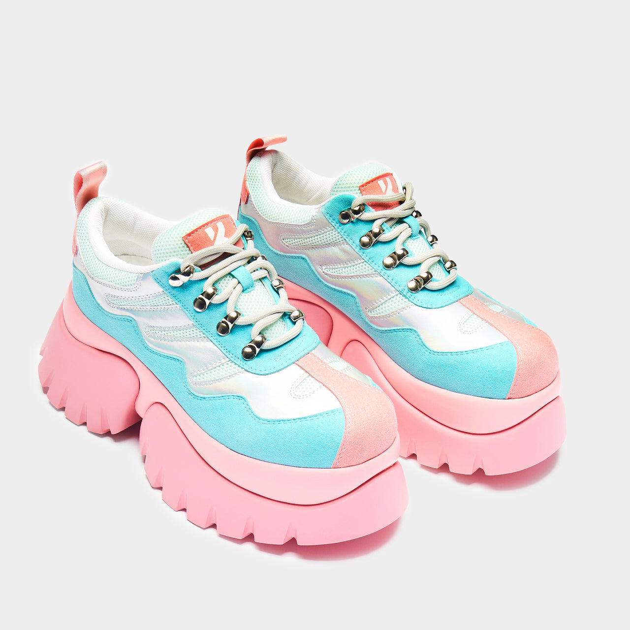 Infinity Zone Chunky Trainers - Pink – KOI footwear
