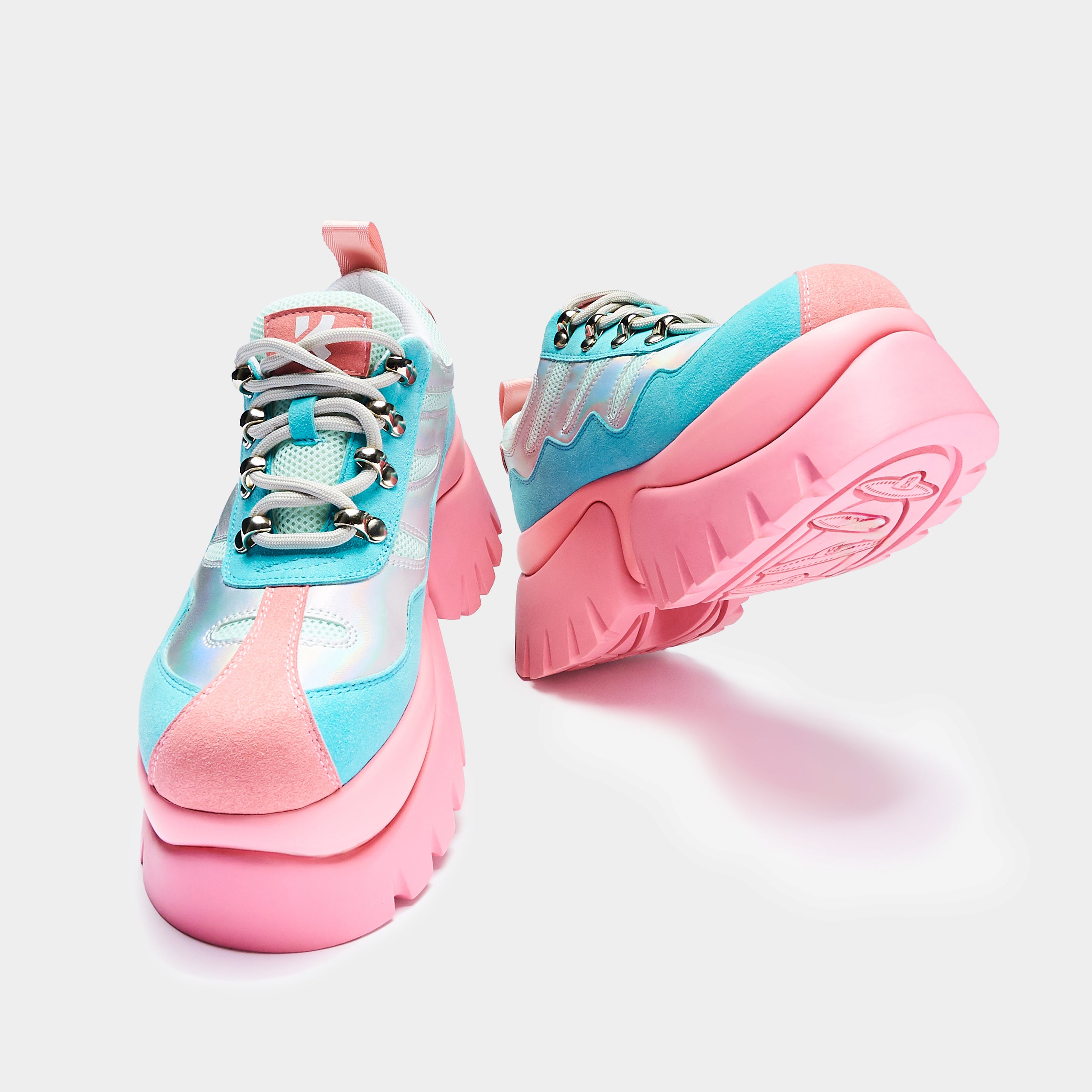 Infinity Zone Chunky Trainers - Pink – KOI footwear
