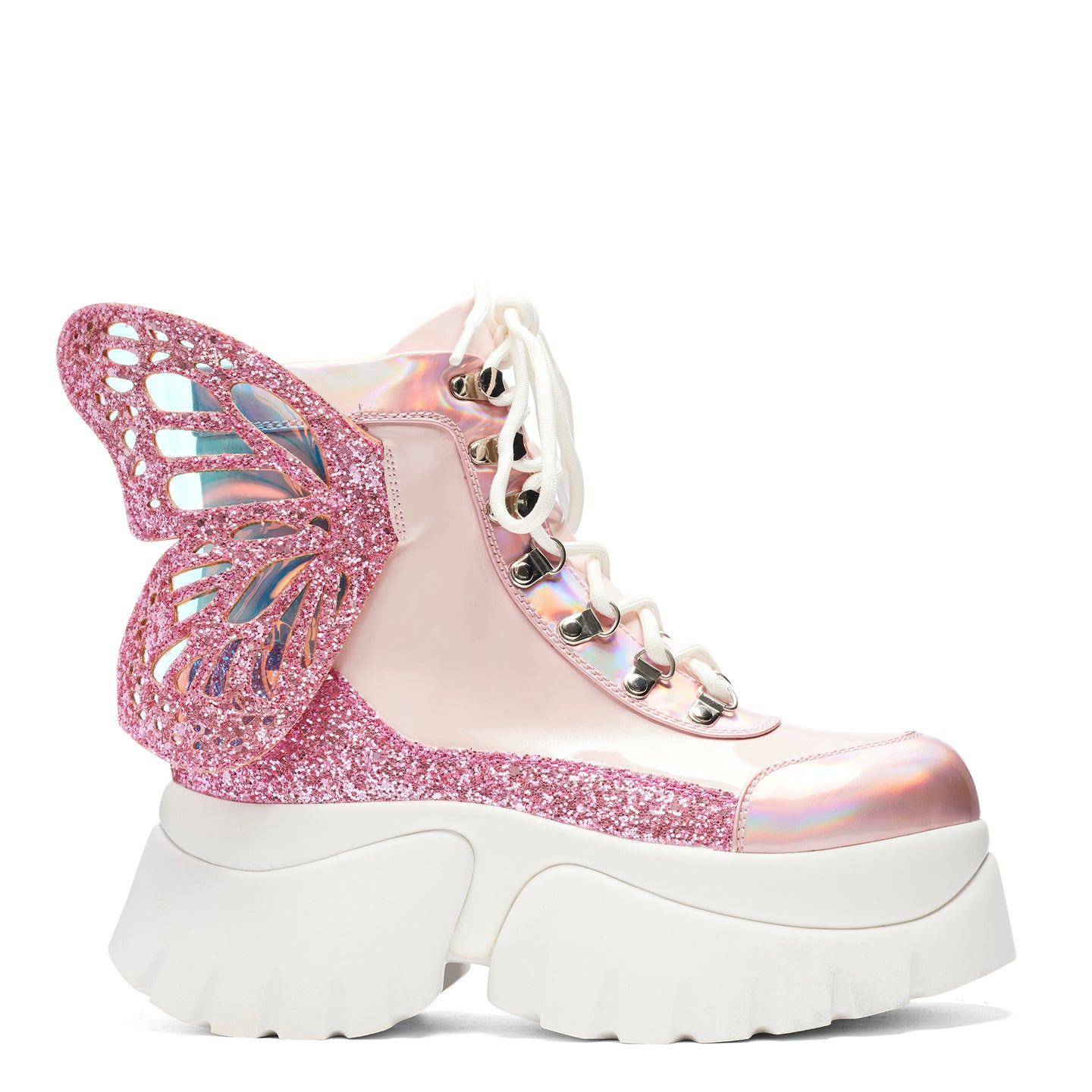 Wings of a Bubblegum Eyed Pixie Boots – KOI footwear
