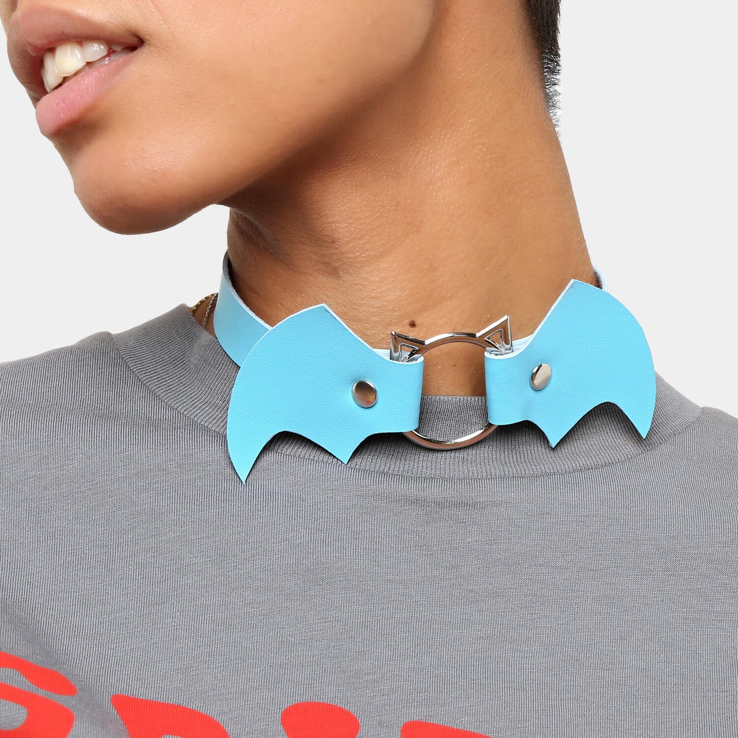 Kawaii Baby Blue Bat Choker – KOI footwear