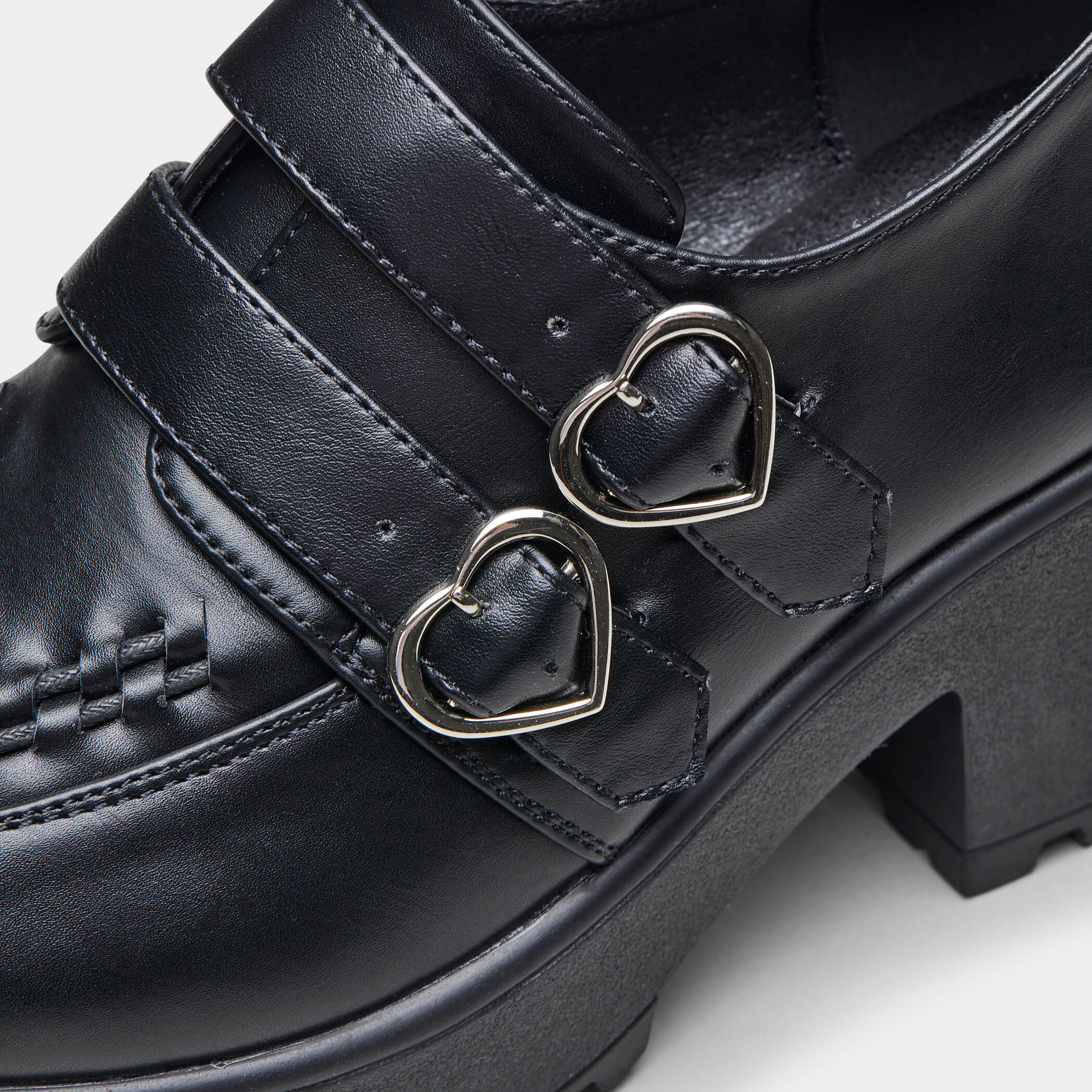 IAGO Metal Heart Oxford Platform Shoes – KOI footwear