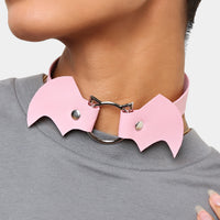 Kawaii Baby Pink Bat Choker – KOI footwear